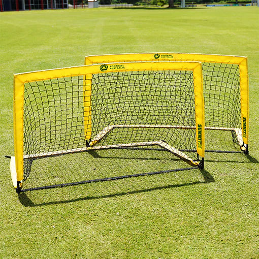 SUMMIT Football Australia 4FT Rectangular Soccer Goals - 2 Pack ...