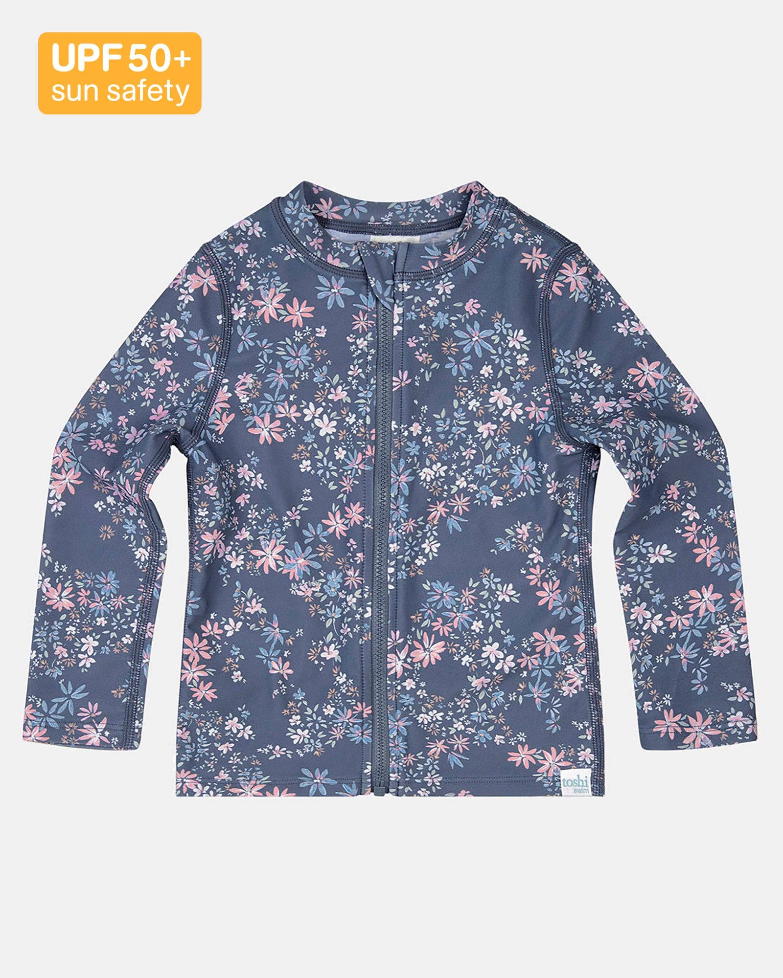 Swim Kids Rashie L/S Full Zip Classic - Athena Moonlight – Sportsworld