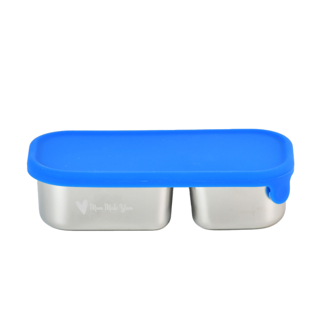 Mighty Minis Stainless Steel Containers – Set of 2 - Blue – Sportsworld